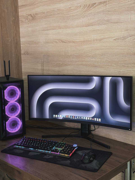 Монитор GamingRedMi 34inch. KEYS Corei3-12100.DD4-16Gb.SSD512GB.ARx550
