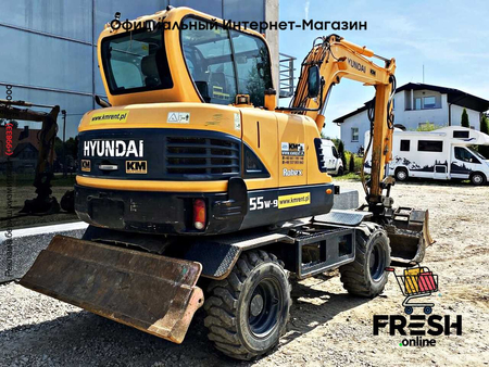 Колесный экскаватор Hyundai ROBEX 55 W - 9