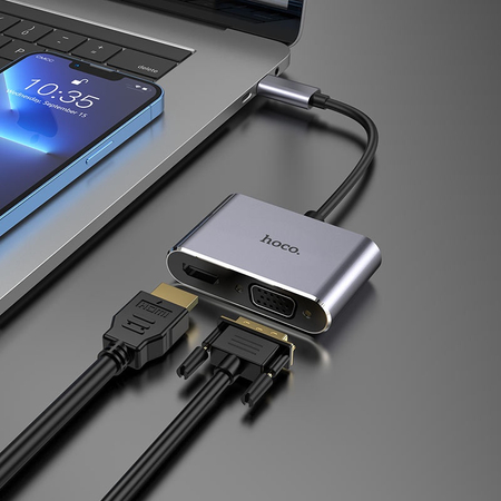 Конвертер “HB29 Easy-lead” Type-C на HDMI + VGA
