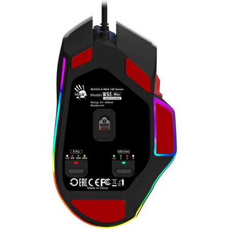 Проводная игровая мышь Bloody W95MAX SPORT NAVY RGB GAMING MOUSE