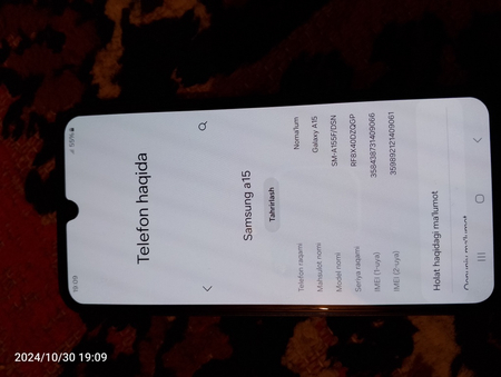 Samsung a15 6 128