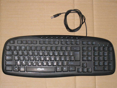 клавиатуры ATech и Defender + мышь Defender (Defender-с изъянами), USB