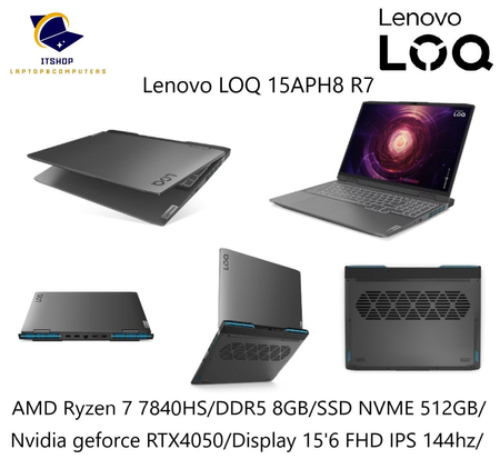 Lenovo LOQ Gaming AMD Ryzen 7-7840HS 8/512 RTX 4050