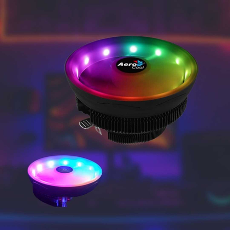 Кулер процессора Aerocool Core Plus со светодиодной подсветкой ARGB