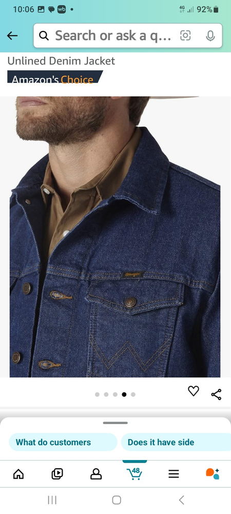 Джинсовая куртка Wrangler
