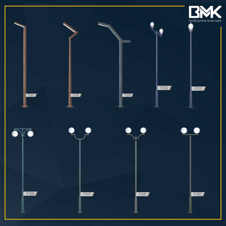Опоры освещения от Bektemir Metall Konstruksiyalari