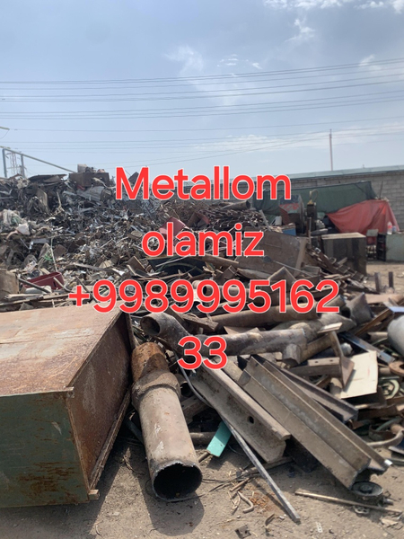 Metallom olamiz yuqori narxda barcha turdagi