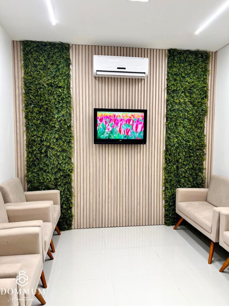 Фитостена, zelyonni zona, decor, sun'iy gullar, yashil devor