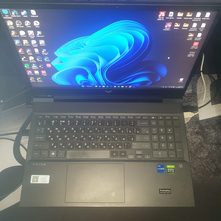 Ноутбук HP Victus i7 12th 16gb ram rtx3060 1tb + 256gb nvme