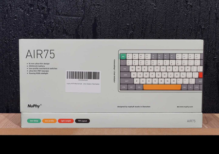 nuphy Air75 - Gateron Red Low-Profile