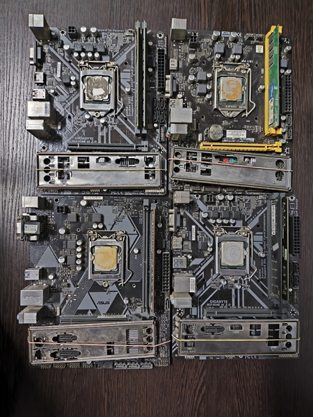H310+G5420+8Gb 18шт