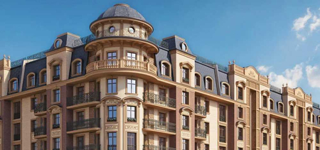 ЖК Parisien Golden House КОРОБКА 4-комнатная ДУПЛЕКС 130м2 8-9 этажи!