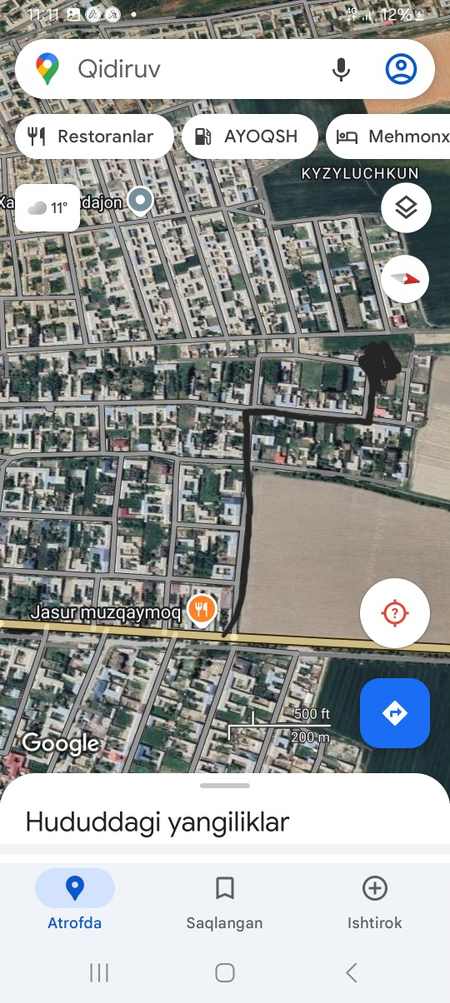 Yer sotiladi Jizax Navoyi kalhozda