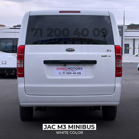 JAC M3 PLUS minibus endilikda kutishingizga hojat yo'q