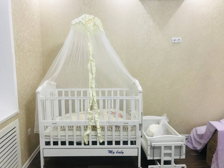 Детская кроватка с люлькой My baby Дубай оригинал