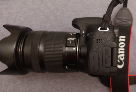 Canon 750D объектив Canon 18-135 STM полный комплект