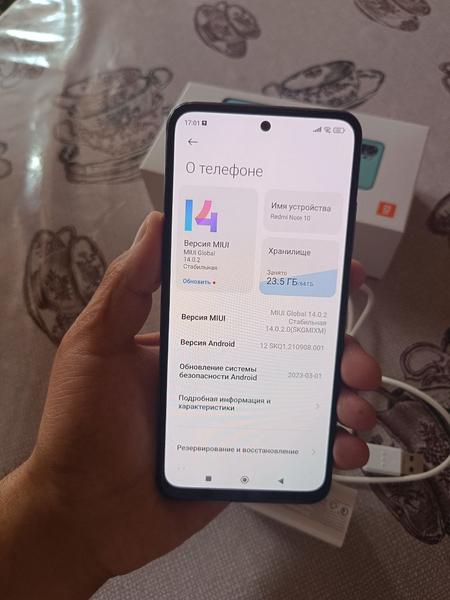 Xiaomi Redmi note 10. 64gb ideal sotiladi.