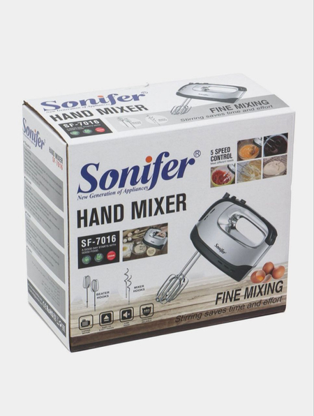 Ручной миксер mikser qo\\\'l mikseri miksir SONIFER sf-7016 elektr miksr