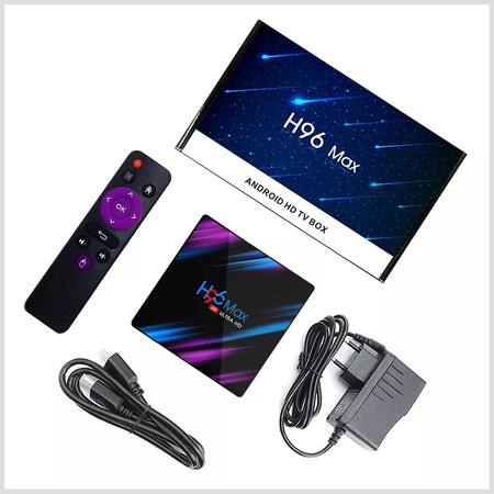 2023 Smart TV приставка H96 MAX 4/32 GB гарантия и доставка