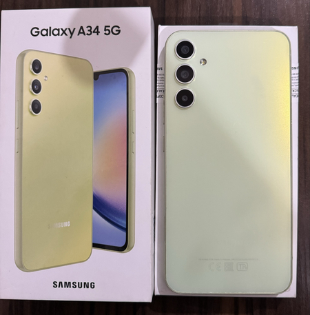 Samsung A34 5G 8/256 gb srochno sotiladi shishasi singan