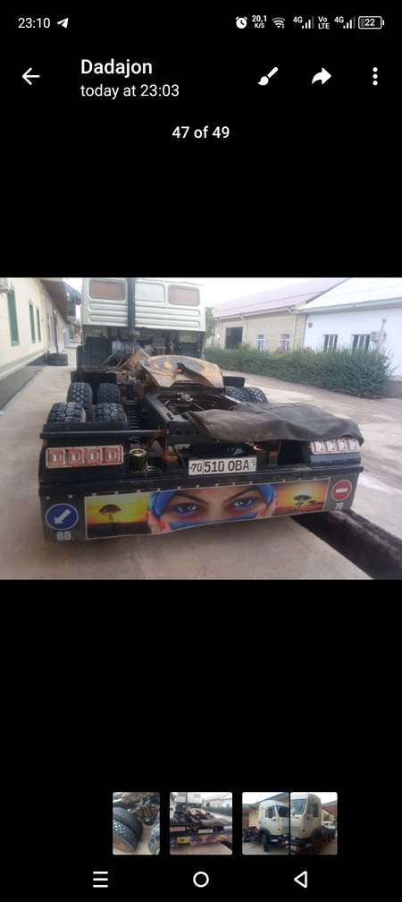Kamaz yegach sotiladi