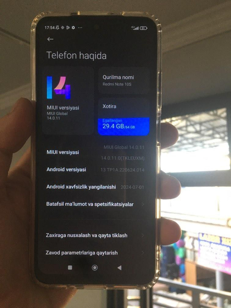 Redmi note 10s sotiladi