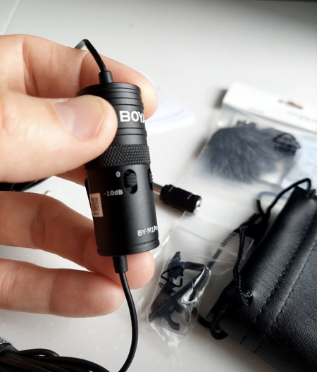 BOYA M1 Mikrafon | studio,camera,telefon uchun