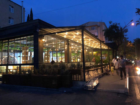 Pergola Kafe restoran va uylar uchun soyabon