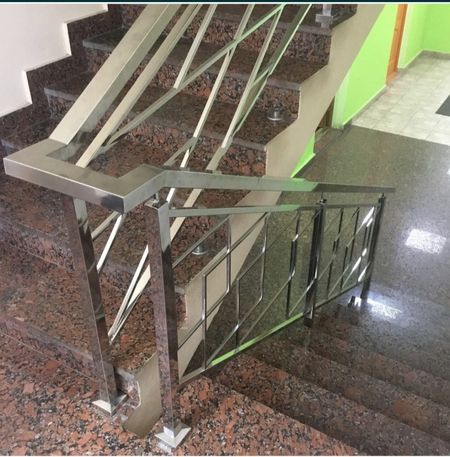 перила из гержавеюший стали