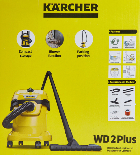 Хозяйственный пылесос Karcher WD 2 Plus V-12/4/18/ Румыния сборка