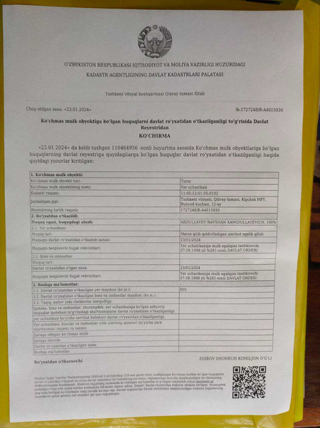 Земля в Кибрае от центра 2км