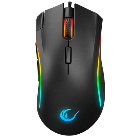 Игровая мышь с подсветкой Rampage SMX-R125 CINDER Black RGB Gaming