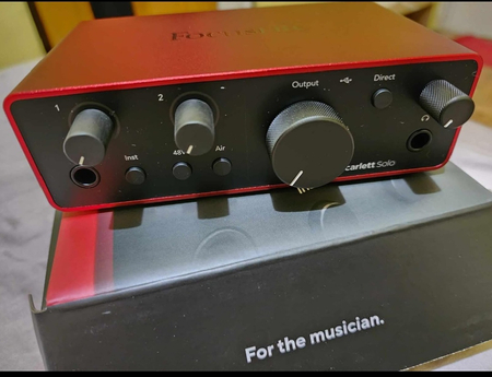 Focusrite scarlett 4nd gen