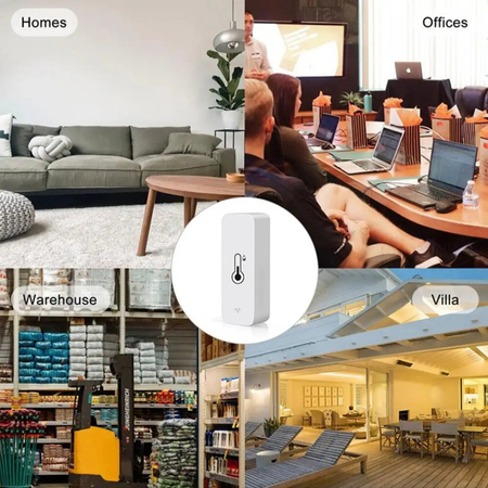 Умный WiFi датчик температуры и влажности Tuya