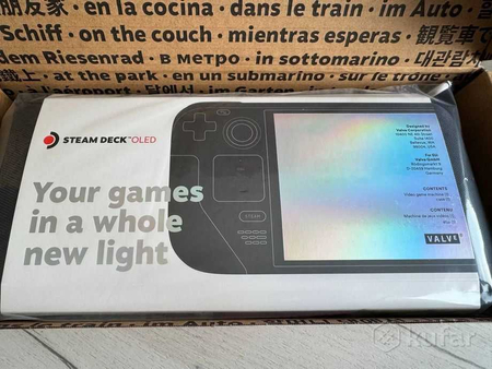Steam Deck OLED 1TB + Защитное стекло на экран