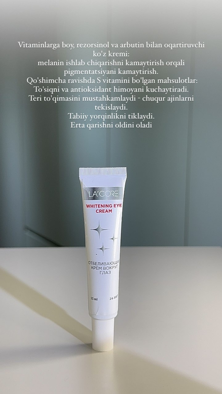 La'coredan super oqartiruvchi nabor kelishamiz