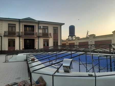 Tent Basseyn yopamiz Baner ustanofka qilamiz
