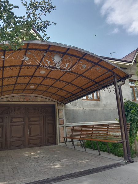 Nave's darvoza perilla Навес Перила ограждения калитки ришотки