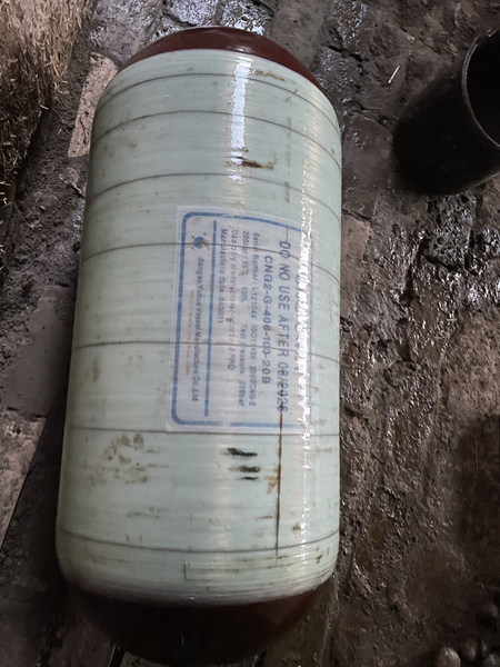 Метан газ балон капрон