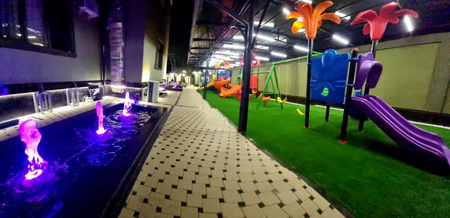 Новая дача River Garden с видом на горы в Чарваке
