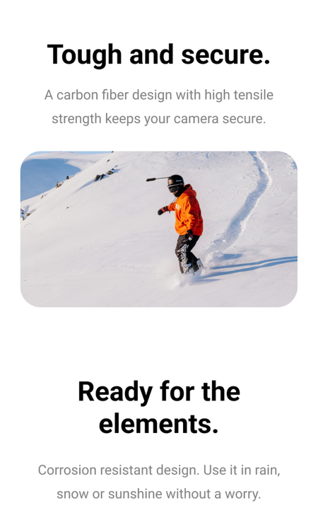 Insta360 Unicorn Helmet mount