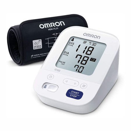 Тонометр Omron M3 Comfort с блоком питания,