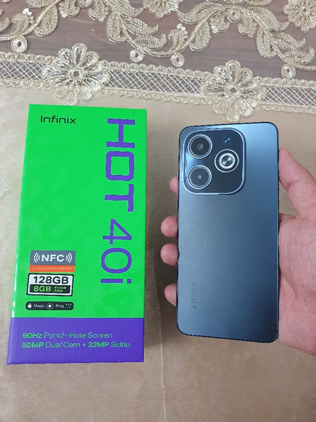 srochna Sotiladi Infinix Hot 40 i  8/128Gb Black 4G Karobka dakument