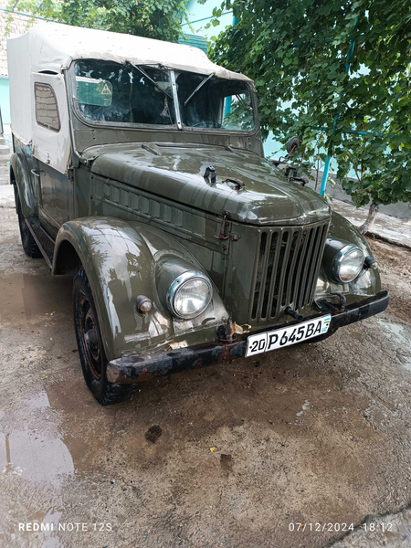 ГАЗ-69, с тележкой