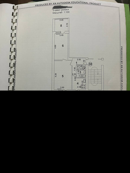 Своя срочно.  Чиланзар 26. 2ком. 58м2