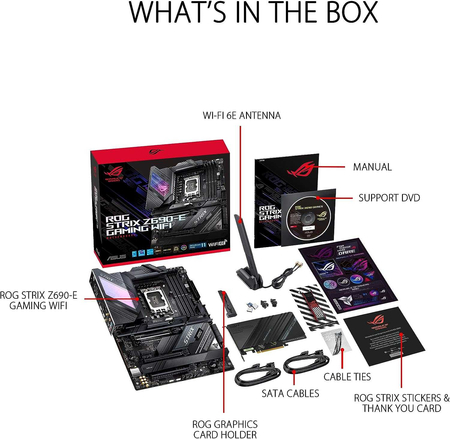 ASUS ROG Strix Z690-E Gaming WiFi 6E, PCIe 5.0, DDR5