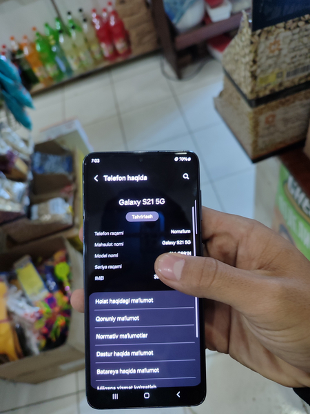 S21 5G Samsung  srochna sotiladi