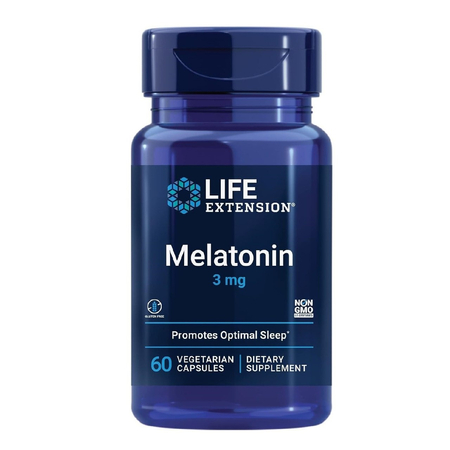 Life Extension Мелатонин, 3 мг, оптимальная поддержка сна, здоровые ци