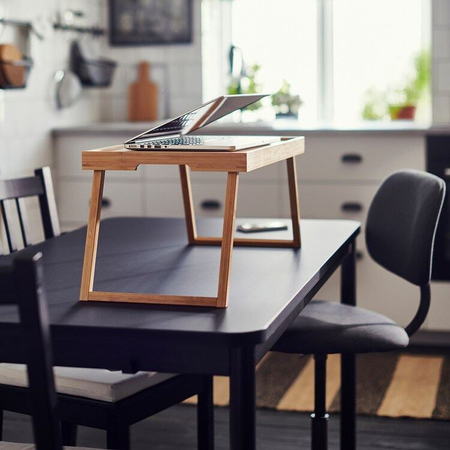 Поднос на ножках. Бамбук. IKEA

Ножки складываются, что обеспечивает к
