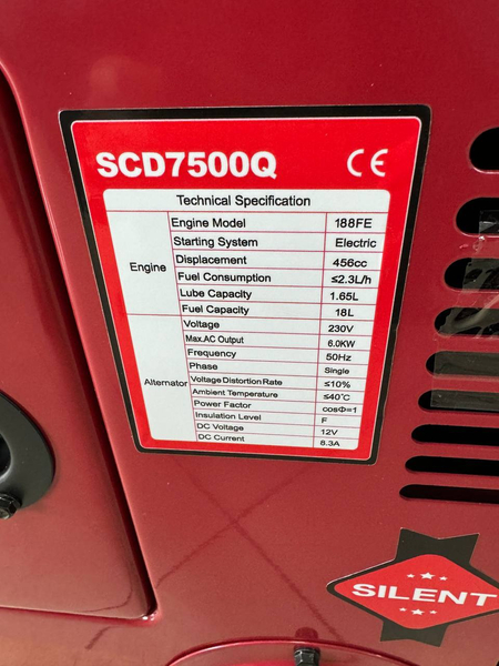 Дизельный генератор 6кВт Senci с АВР